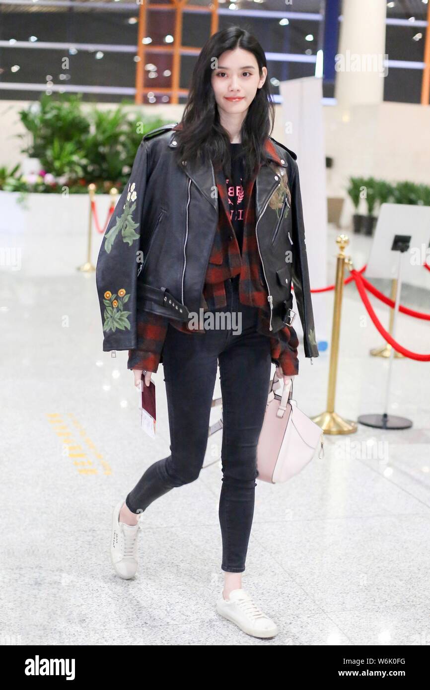 Chinese model Xi Mengyao, better known as Ming Xi, is pictured at the ...