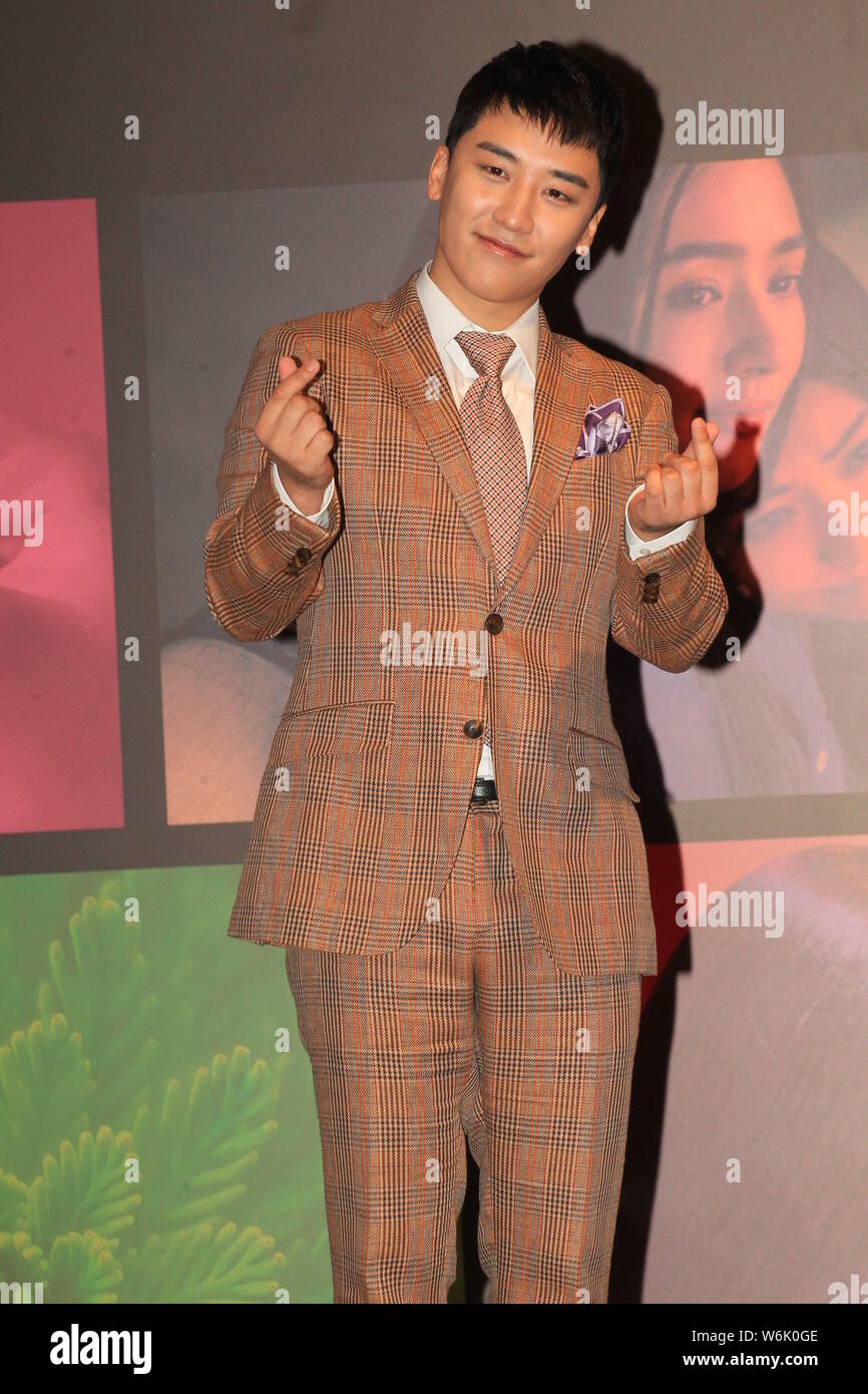 South Korean singer and actor Lee Seung-hyun, better known by his stage ...