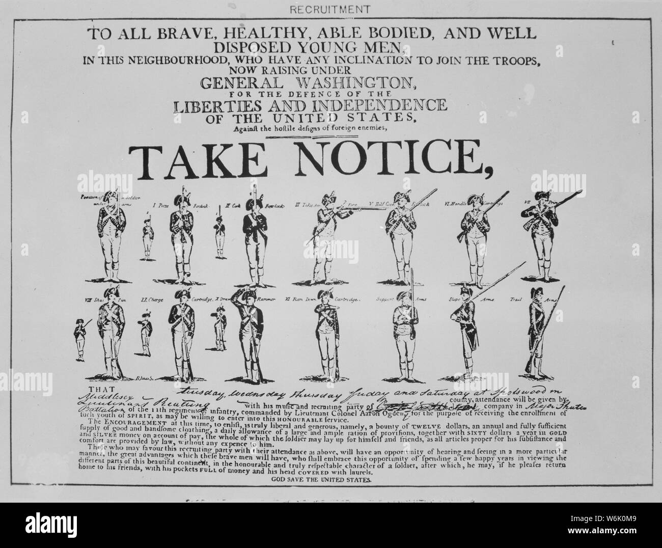 Army notice hi-res stock photography and images - Alamy