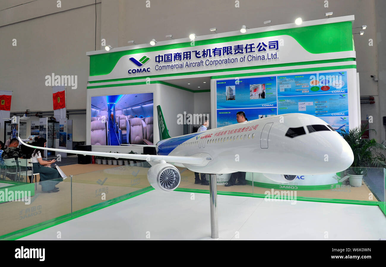 Commercial aircraft corporation china comac hi-res stock photography ...