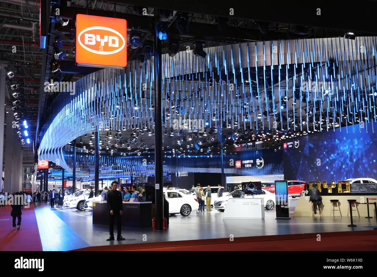 --FILE--View of the stand of BYD during the 17th Shanghai International ...