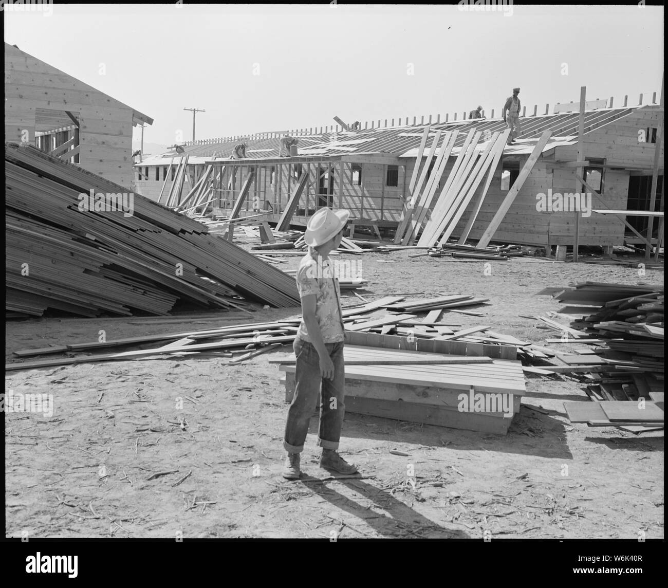 Poston, Arizona. Larry Orida to hospital. Site Number 1 Stock Photo - Alamy