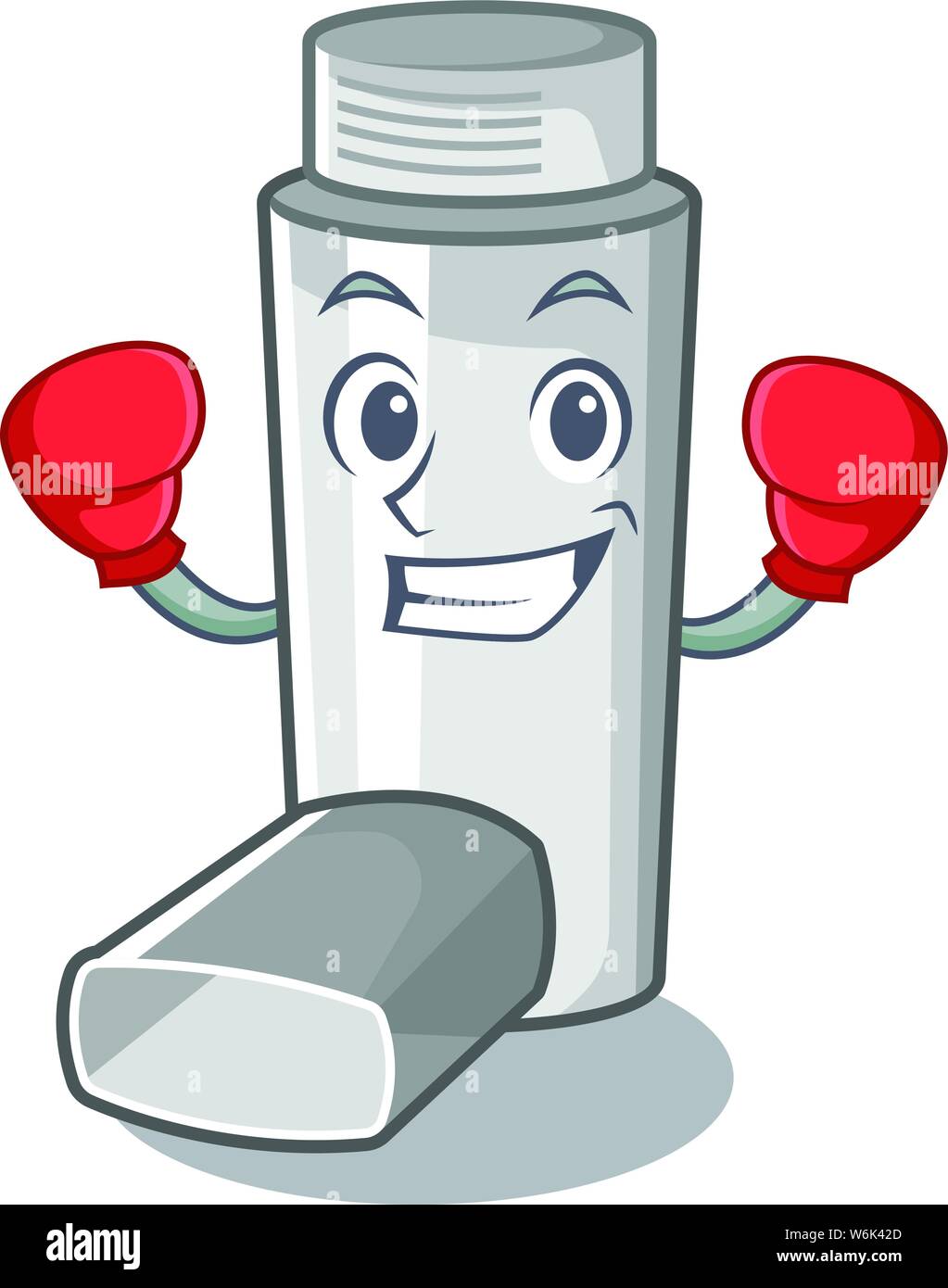 Boxing asthma inhaler in the cartoon shape Stock Vector Image & Art - Alamy
