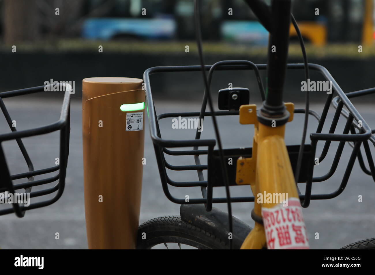 An electronic toll collection pile for the electronic parking fee ...