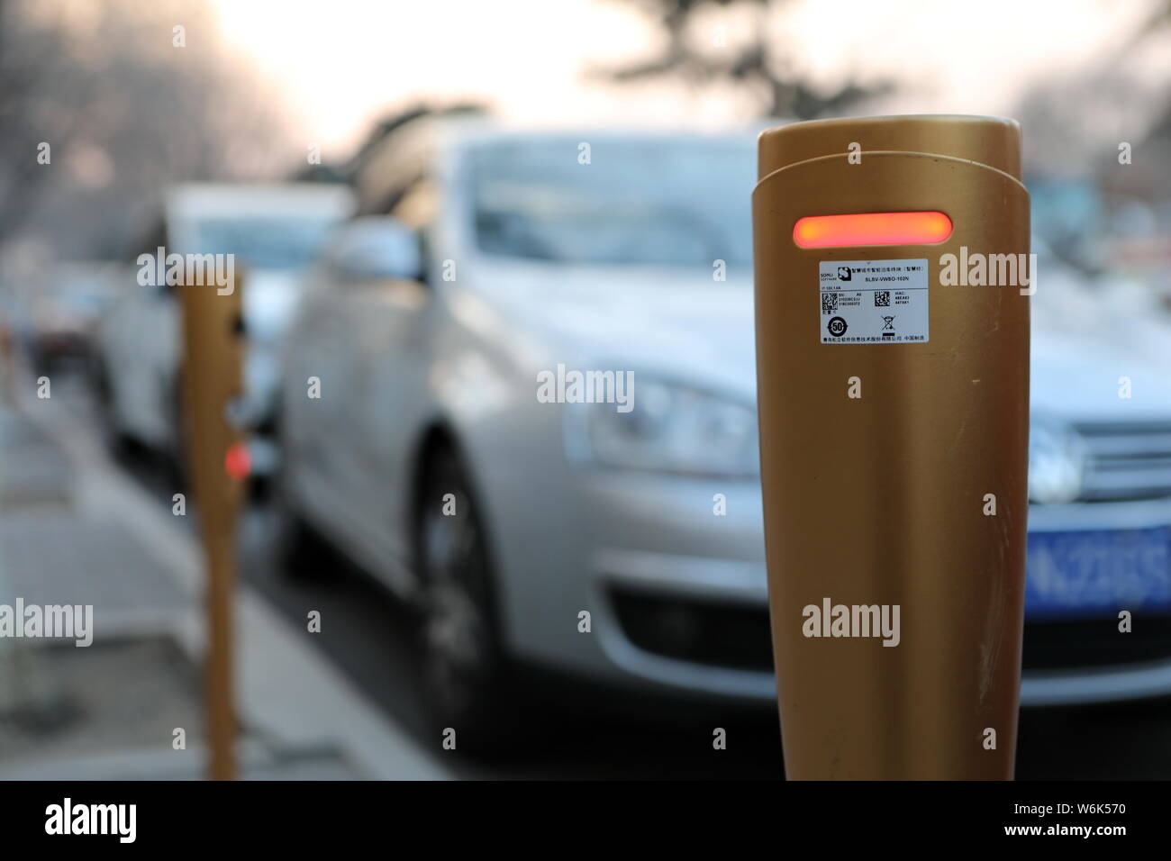 Electronic toll collection piles for the electronic parking fee system ...