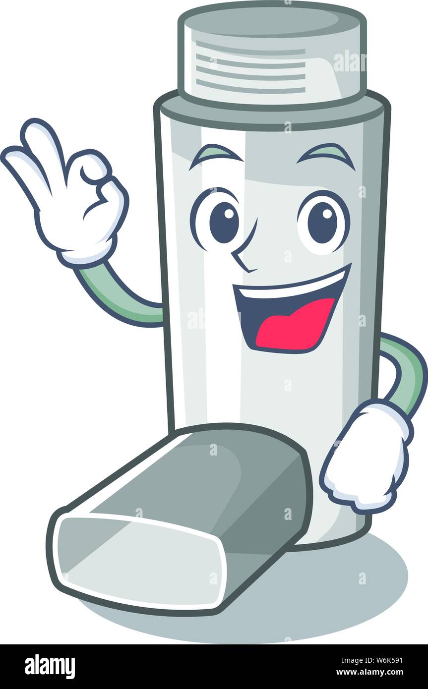 Okay asthma inhalers in cartoon medicine box Stock Vector Image & Art ...