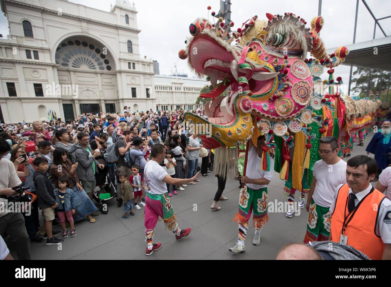 Folk artists operate the Sun Loong, the longest imperial dragon of its ...