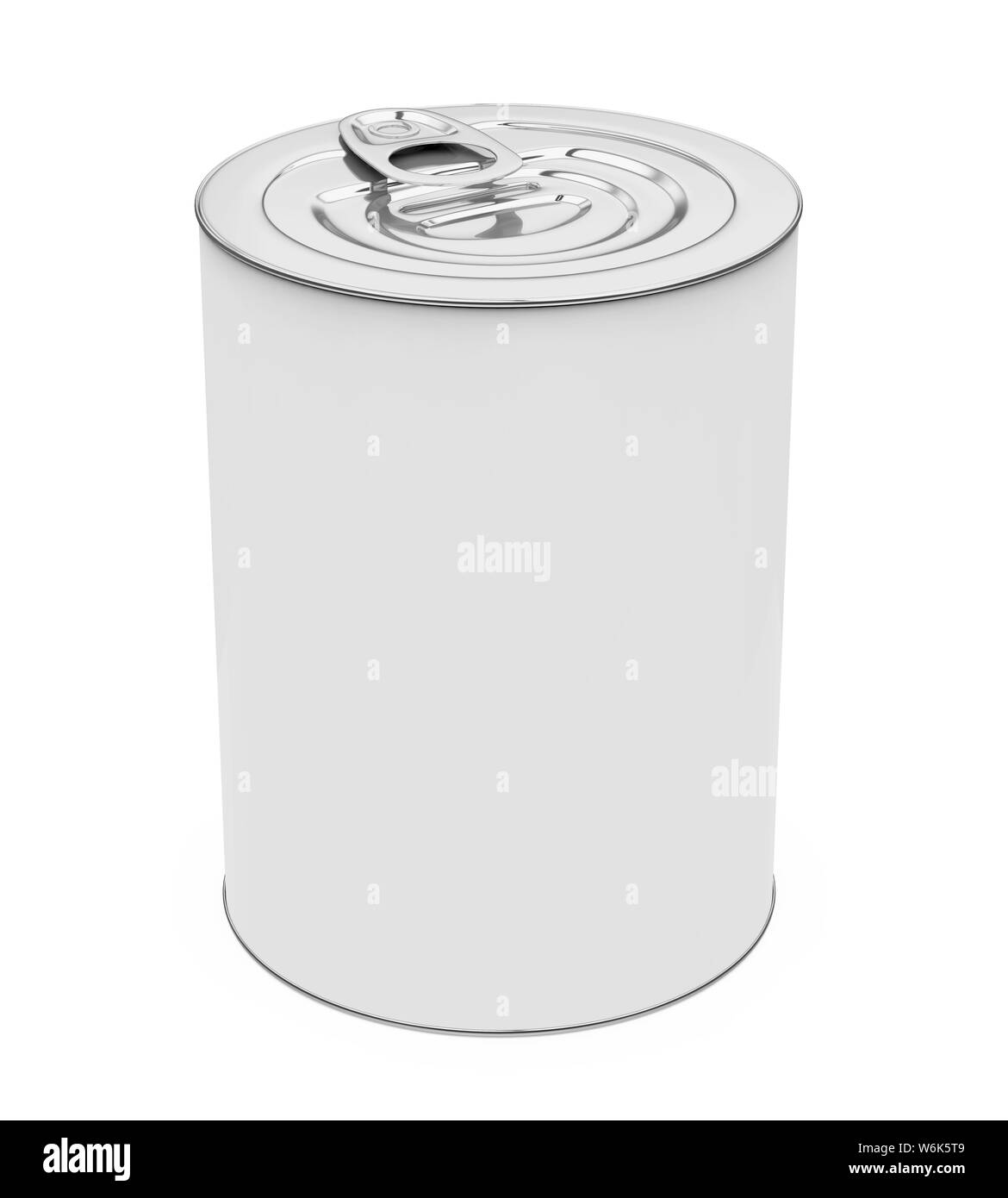 Metal Tin Can Isolated Stock Photo - Alamy