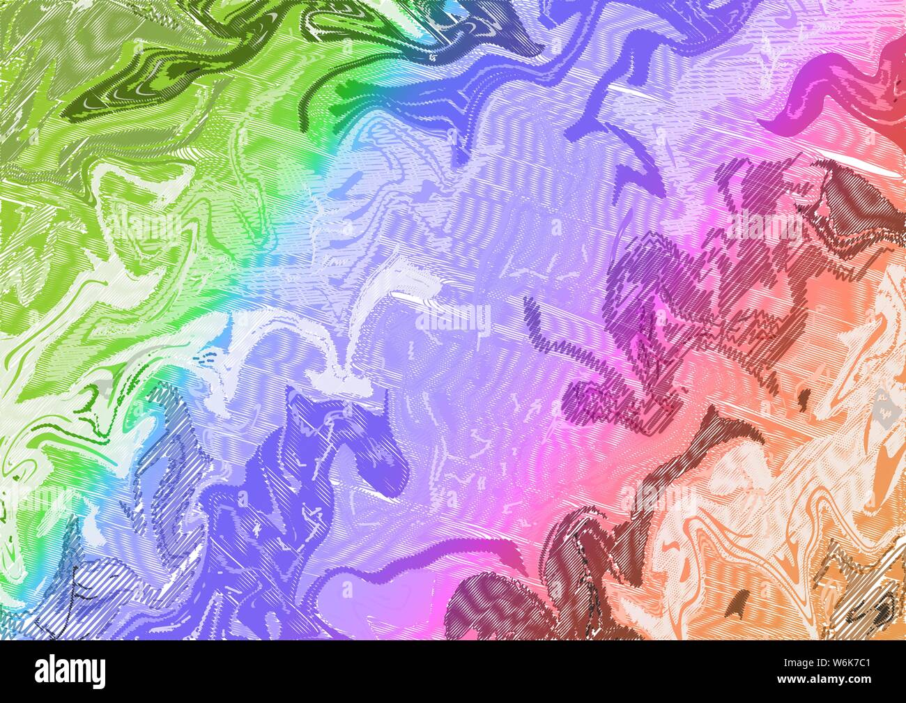 Complex florid pattern. Modern random colors. Ideal for textiles ...