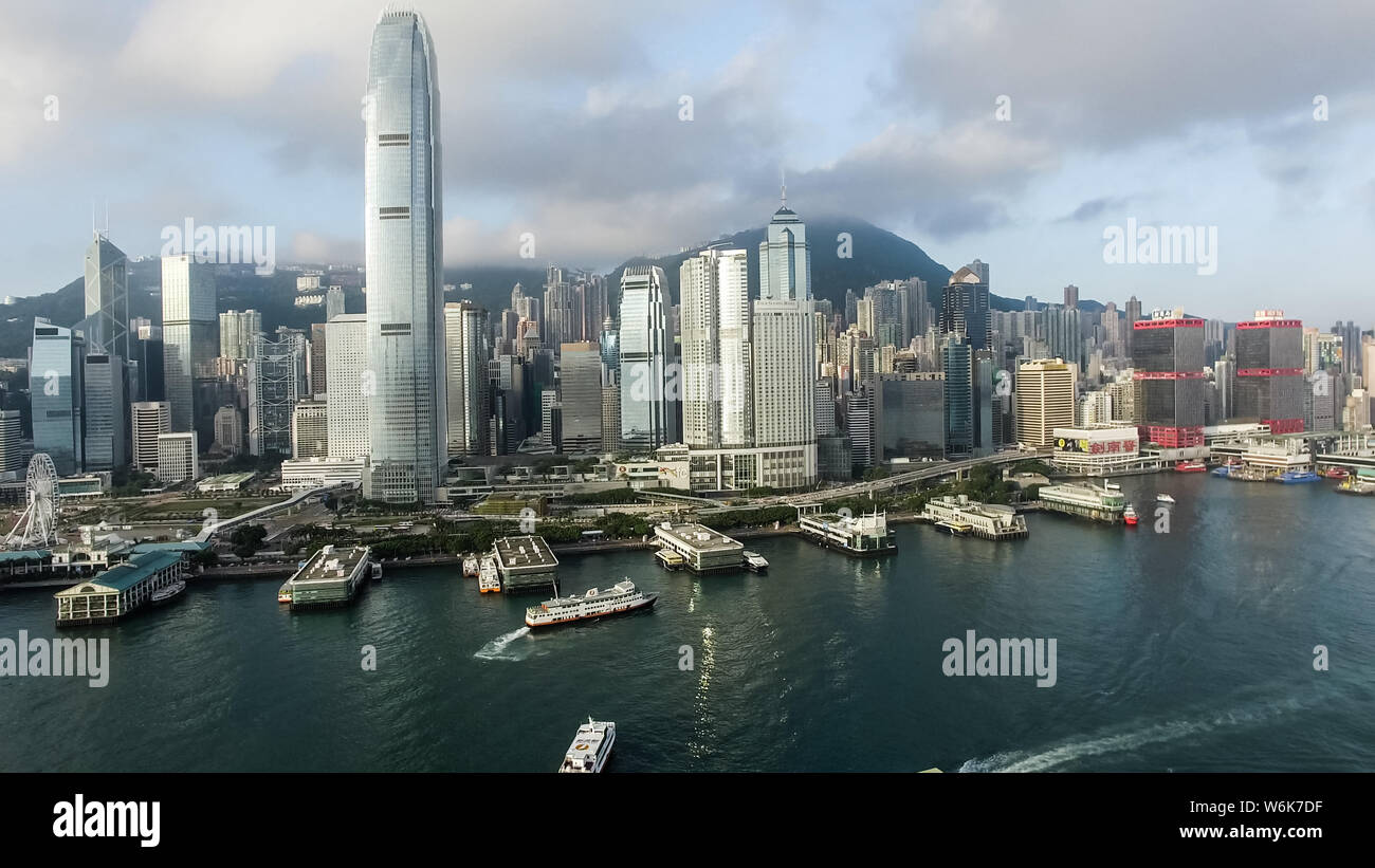 --FILE--View of the Two IFC (International Finance Centre) Tower ...