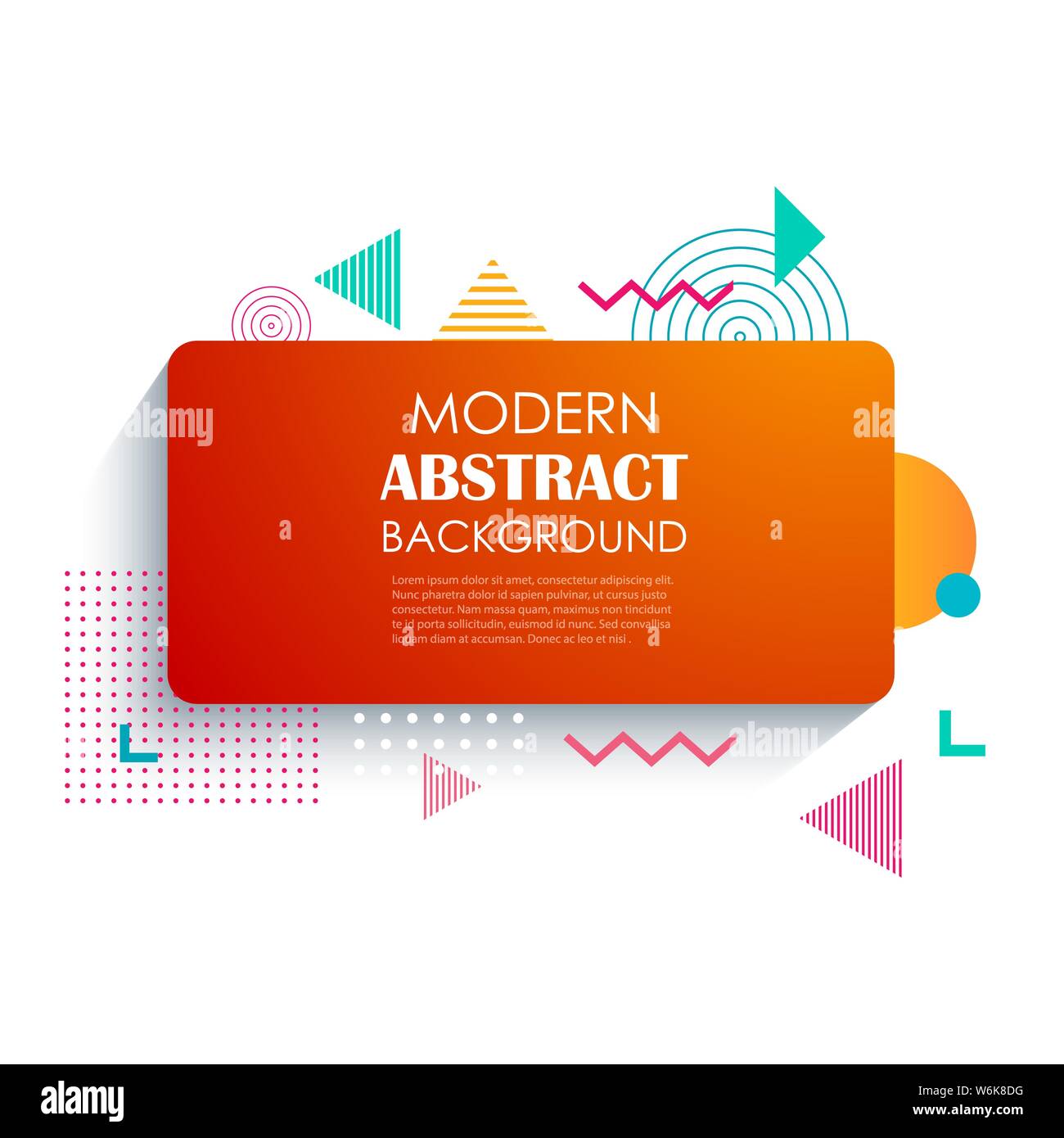 Abstract red rectangle geometric pattern design and background. Use for ...