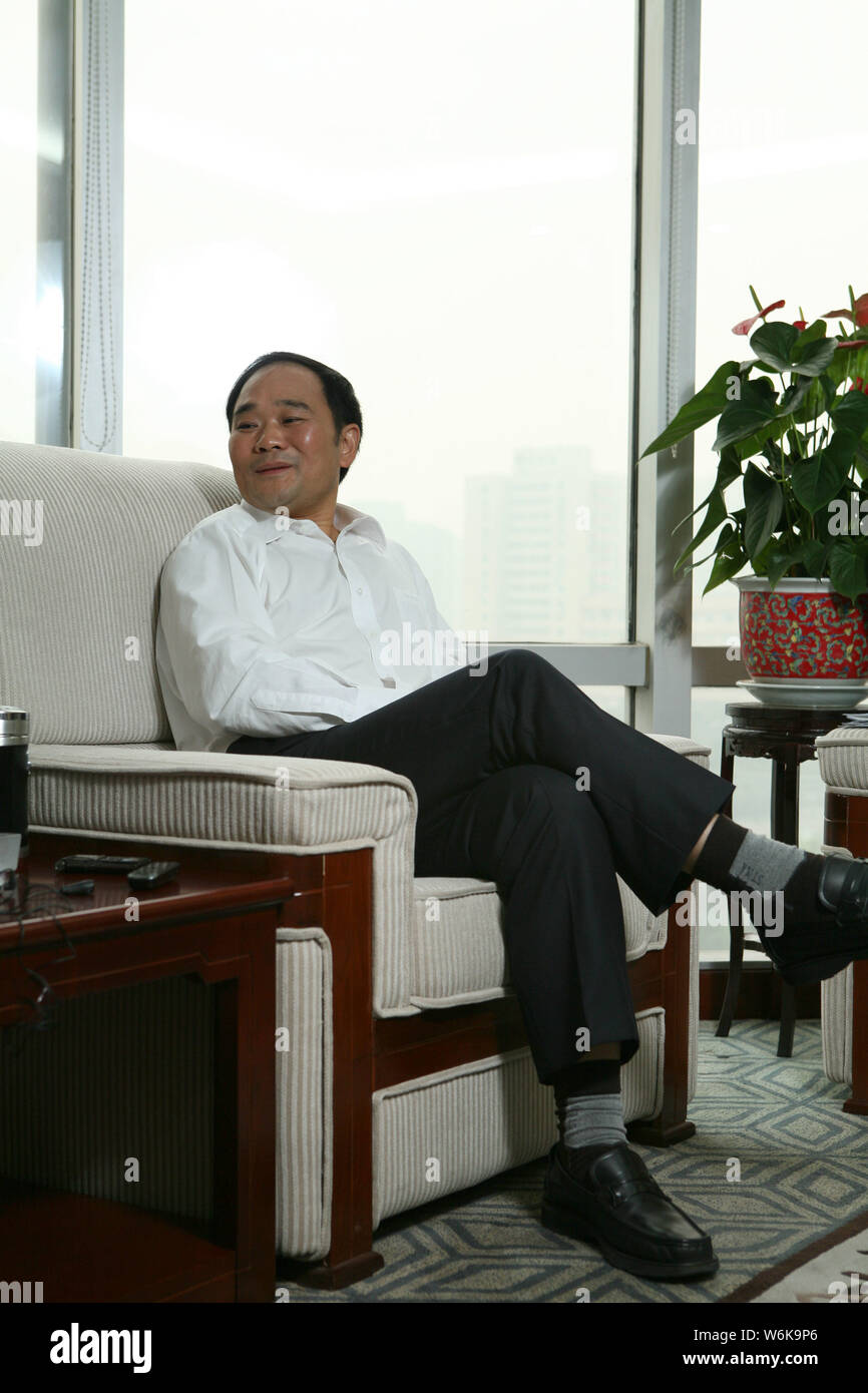 --FILE--Li Shufu, Chairman of Zhejiang Geely Holding Group Co., Ltd ...