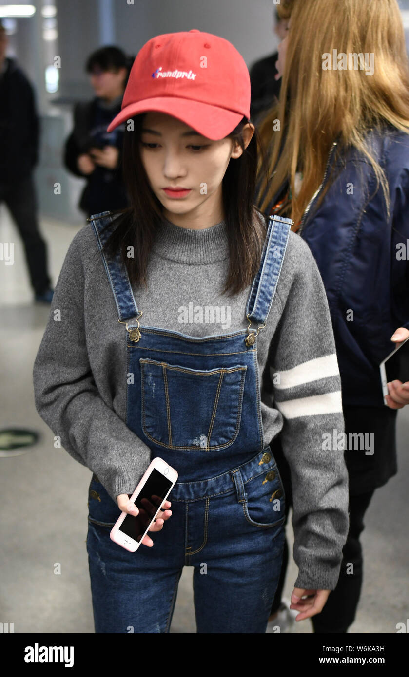 Chinese singer and actress Ju Jingyi, a former member of Chinese girl ...