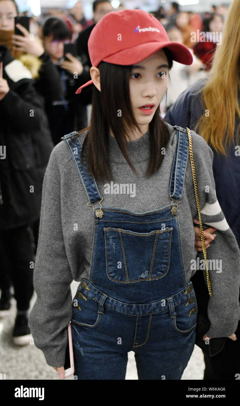Chinese singer and actress Ju Jingyi, a former member of Chinese girl group SNH48, is pictured ...