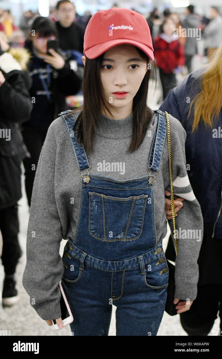 Chinese singer and actress Ju Jingyi, a former member of Chinese girl ...