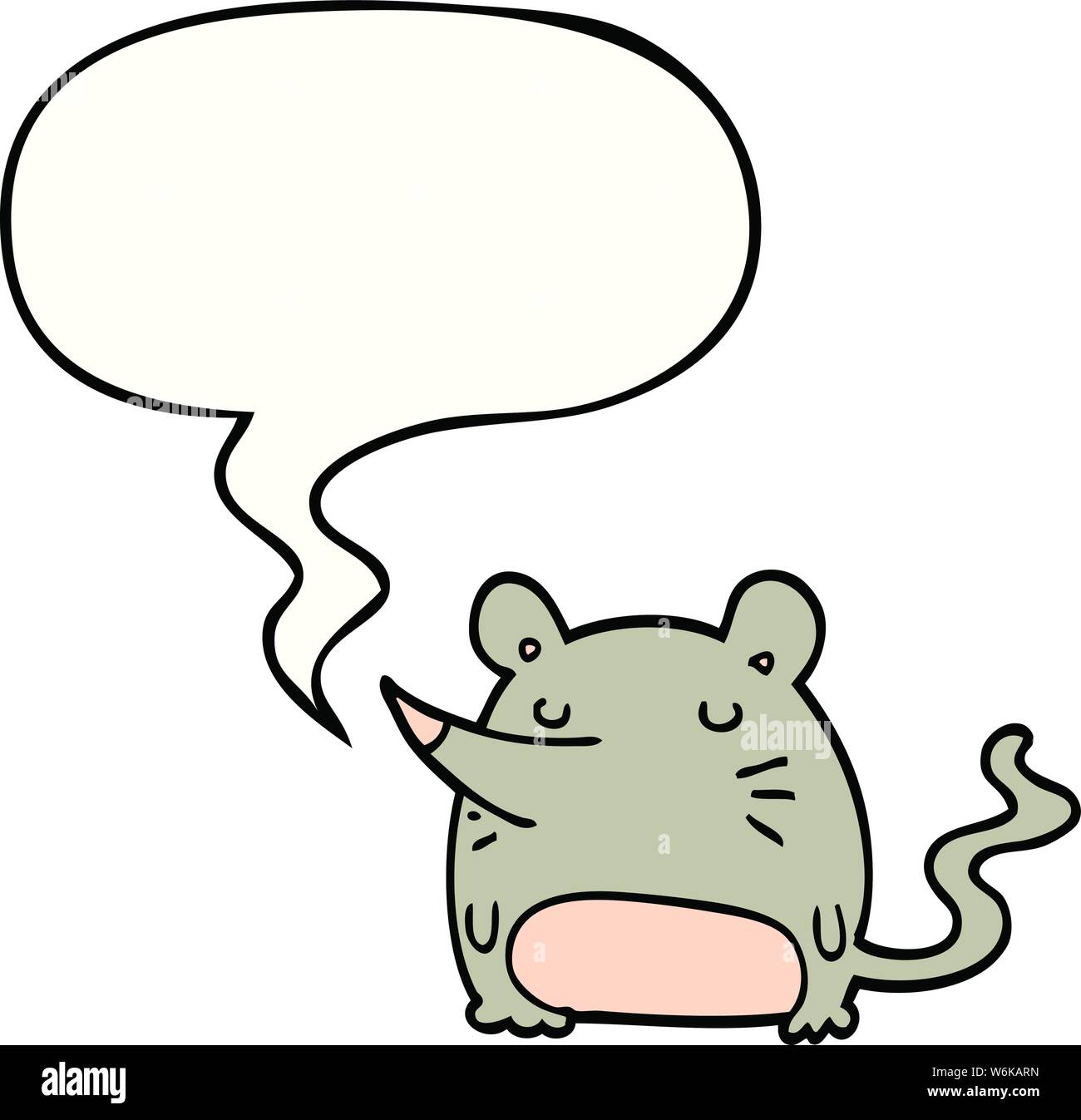 Cartoon mouse bubble Stock Vector Images - Alamy