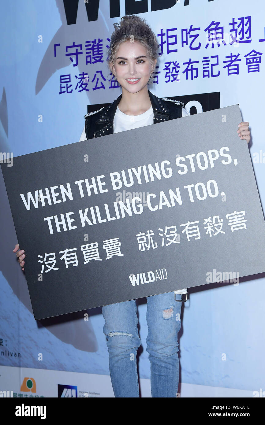 **TAIWAN OUT**Taiwanese actress Hannah Quinlivan, the wife of Taiwanese ...