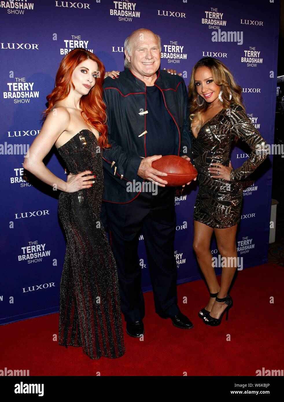 Las Vegas, NV, USA. 1st Aug, 2019. Anne Martinez, Terry Bradshaw ...