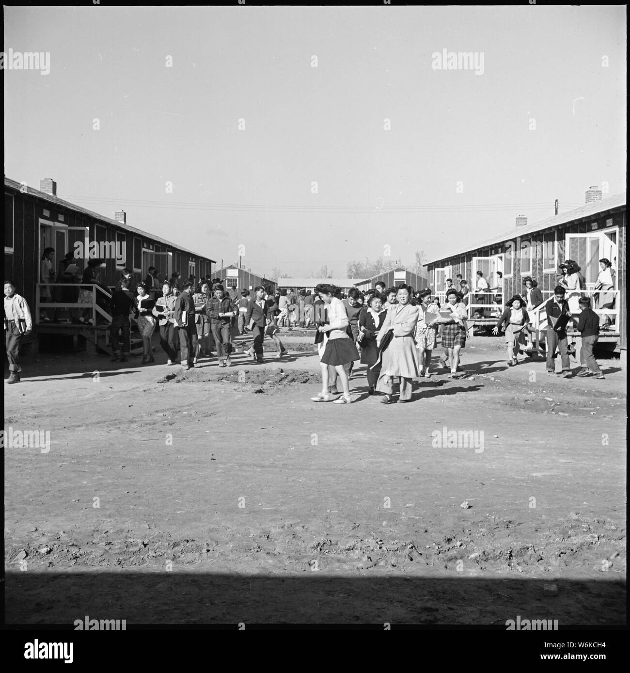 Rohwer Relocation Center, McGehee, Arkansas. Evacuee High School ...
