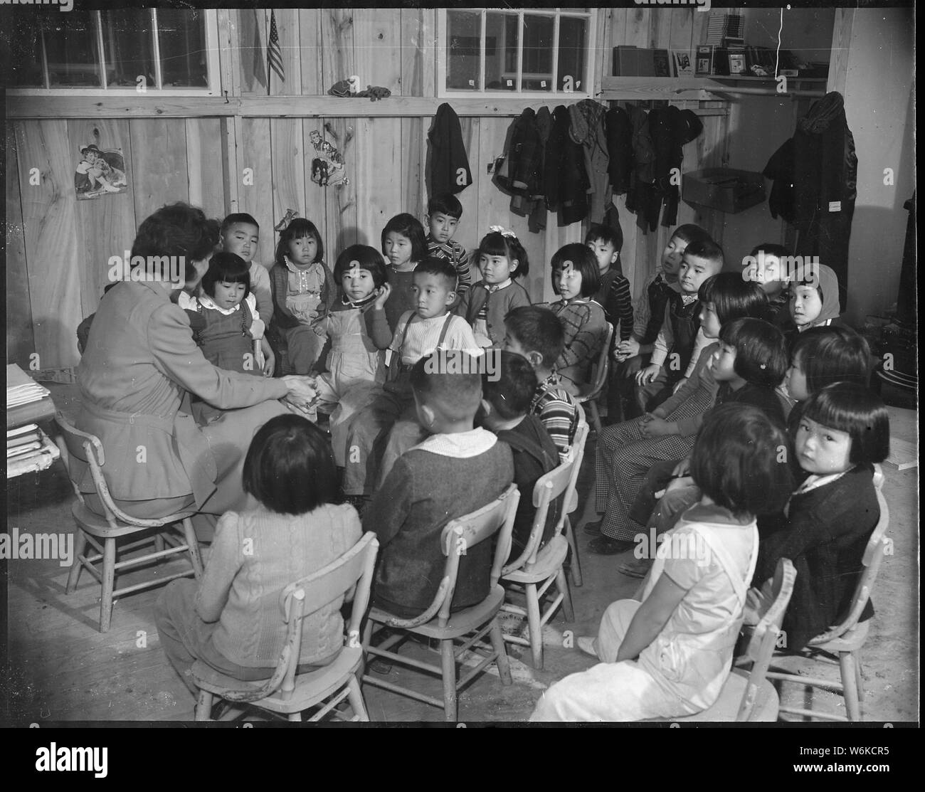 Rohwer Relocation Center, McGehee, Arkansas. Miss Margaret Morrisy ...