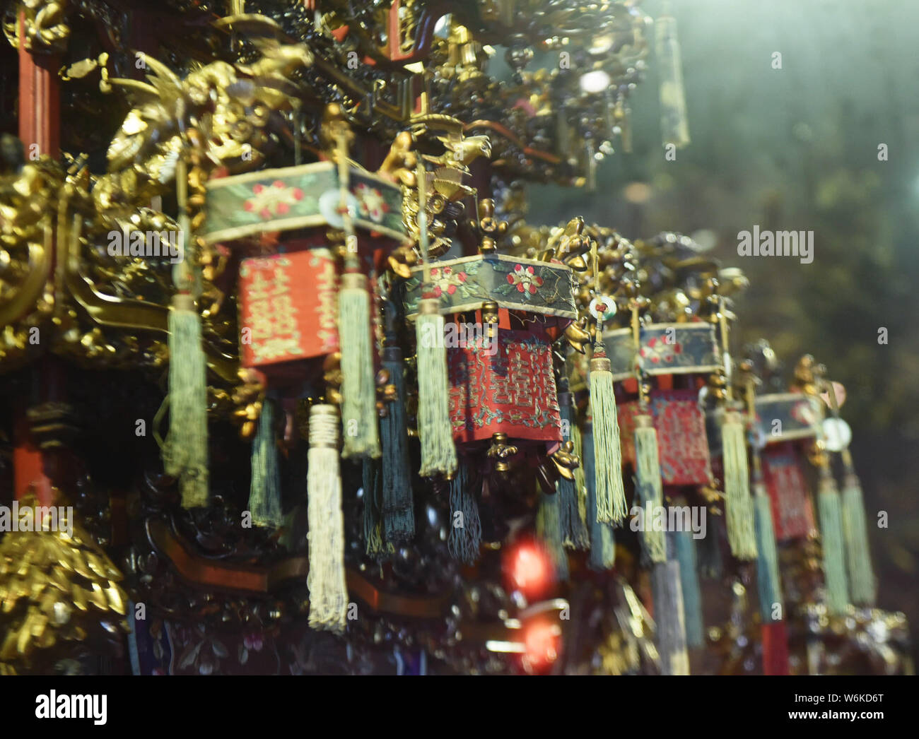 --FILE--View of the Bridal Sedan Chair of Ningbo, also called "Wangong ...