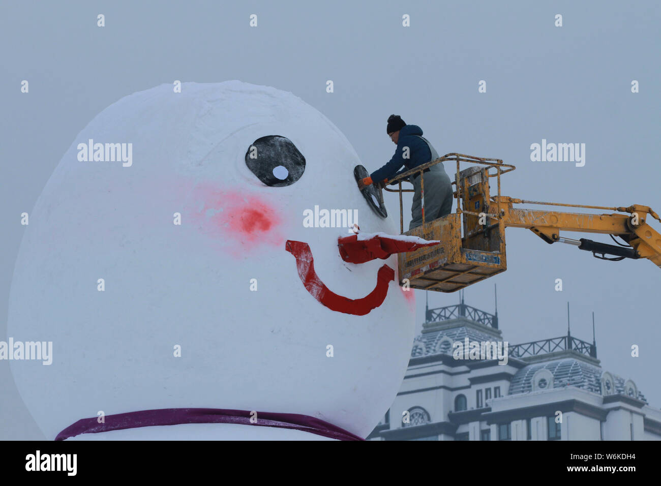 Worlds tallest snowman hi-res stock photography and images - Alamy