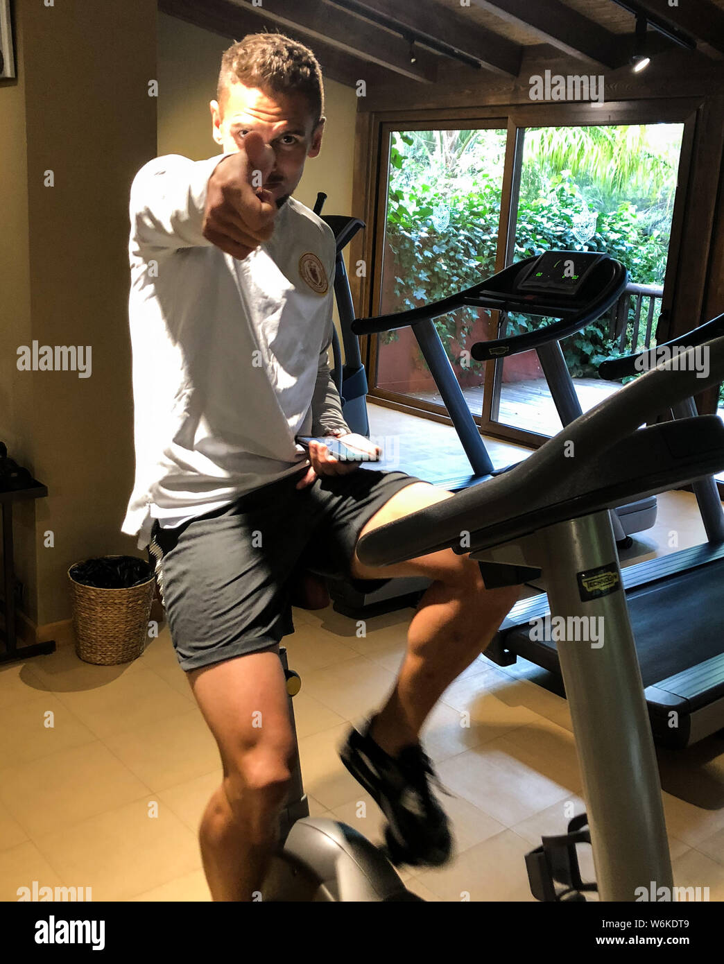 Brazilian football player Olivio Da Rosa of China's Beijing Renhe F.C ...