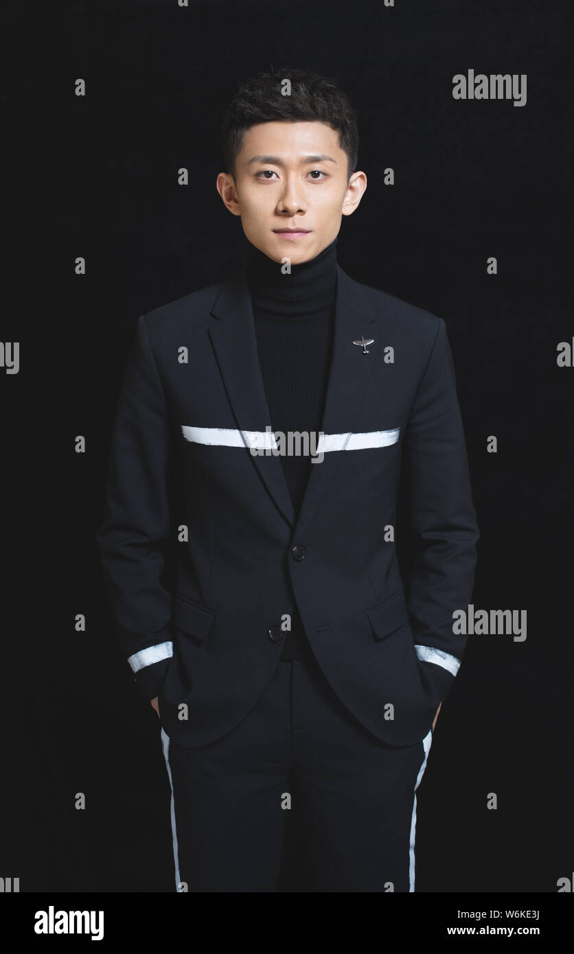 Chinese actor Zhang Yishan poses for portrait photos during an ...