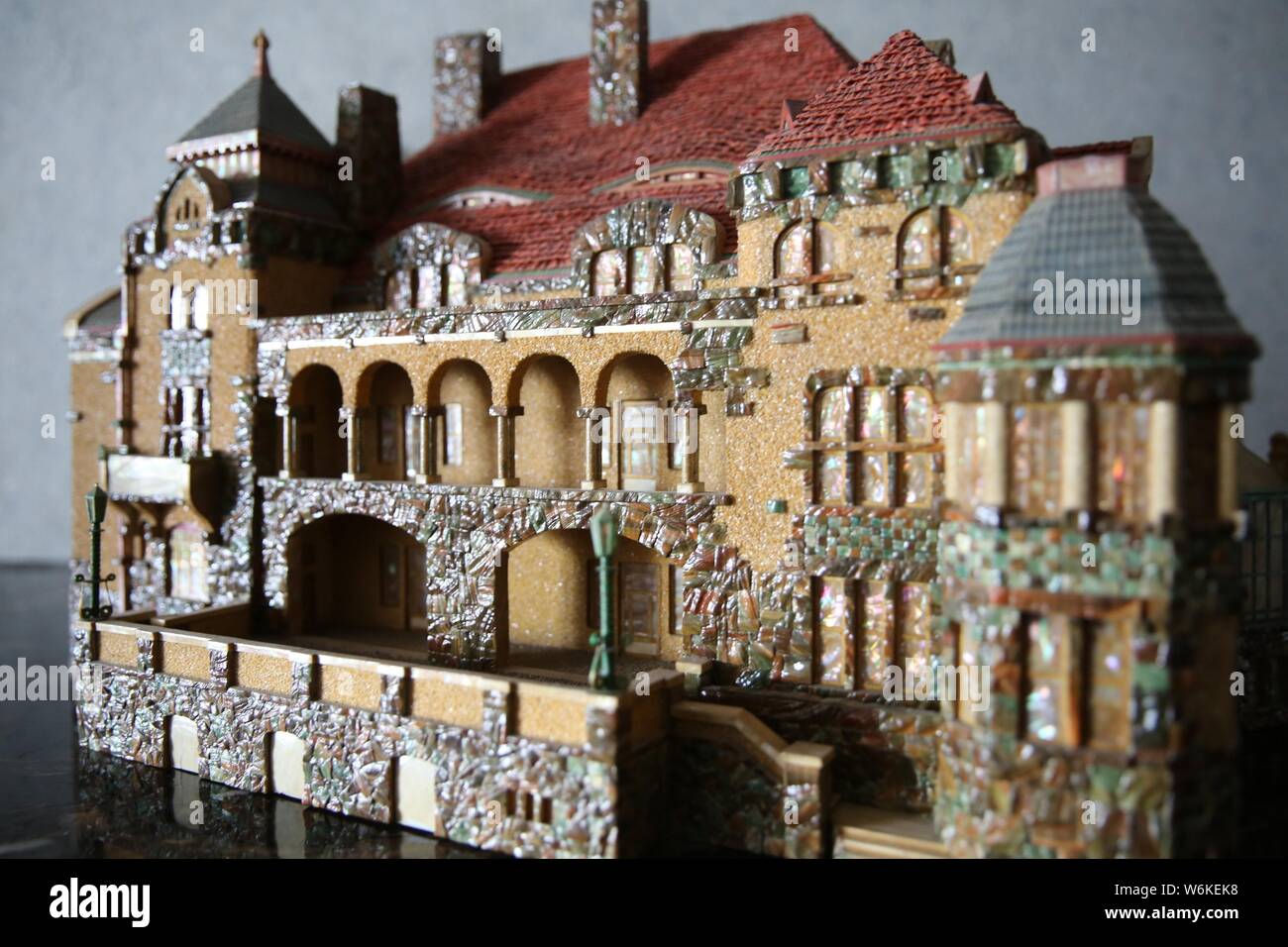 A miniature of Qingdao's old buildings created by Chinese elderly man ...