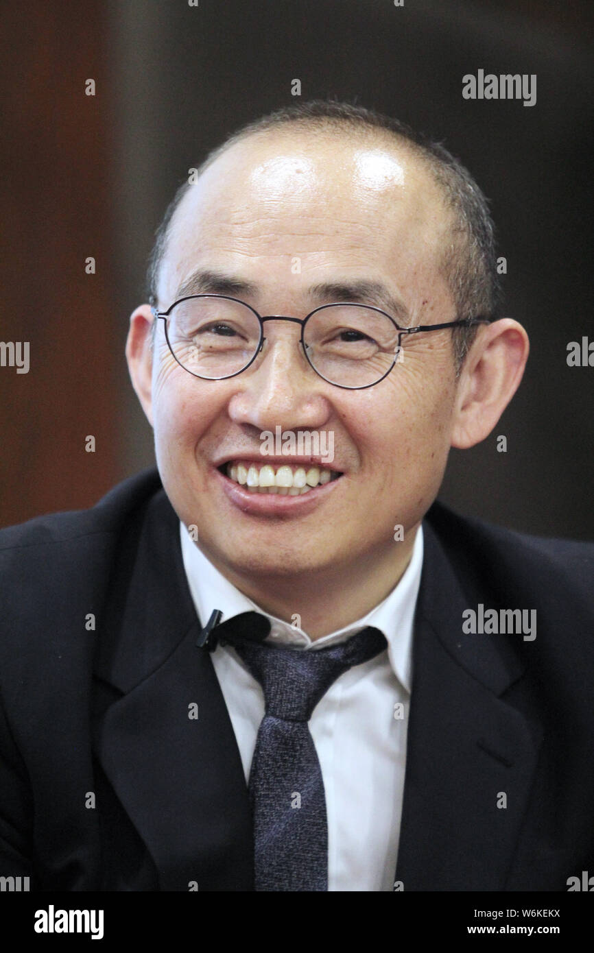 Pan Shiyi, co-founder, Chairman and co-CEO of SOHO China, attends a ...
