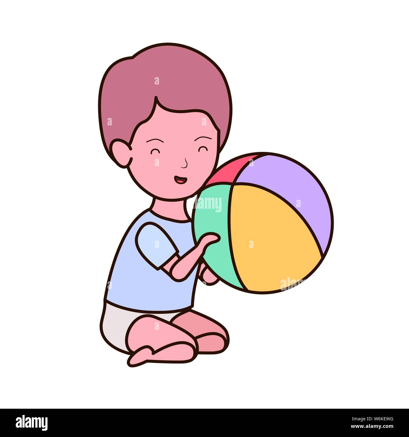 Isolated baby boy design vector illustration Stock Vector Image & Art ...