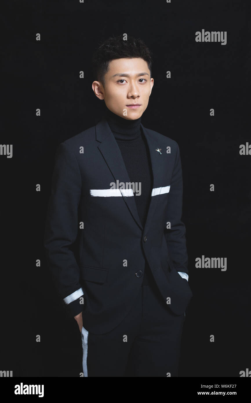 Chinese actor Zhang Yishan poses for portrait photos during an ...