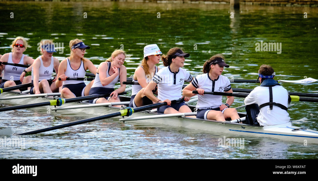 Oxford University Summer Eights 2019 - Rowing Regatta Stock Photo - Alamy
