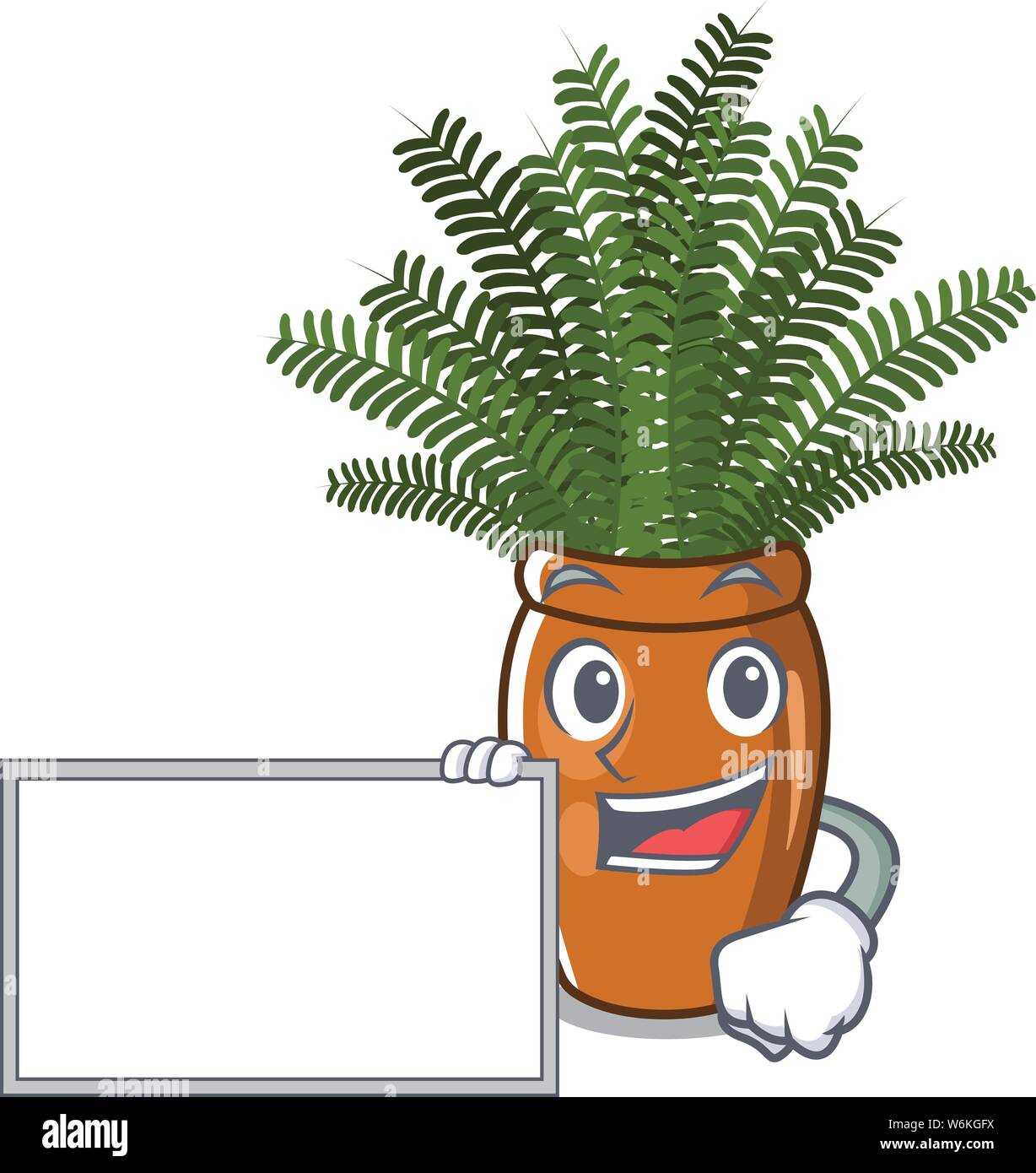 Strip fern plant Stock Vector Images - Alamy