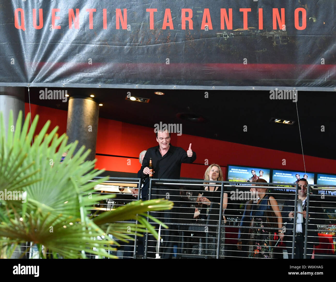 Berlin, Germany. 01st Aug, 2019. Director Quentin Tarantino comes to ...