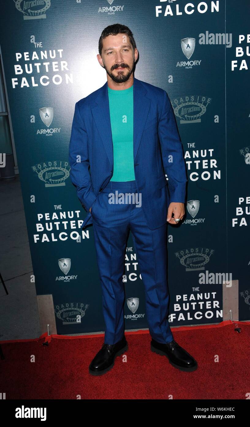 Los Angeles, CA. 1st Aug, 2019. Shia LaBeouf at arrivals for THE PEANUT ...