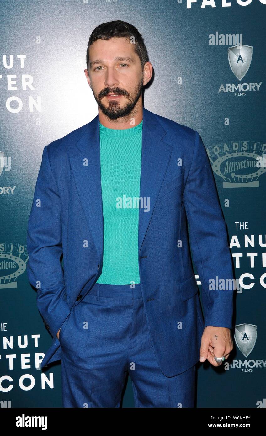 Los Angeles, CA. 1st Aug, 2019. Shia LaBeouf at arrivals for THE PEANUT ...