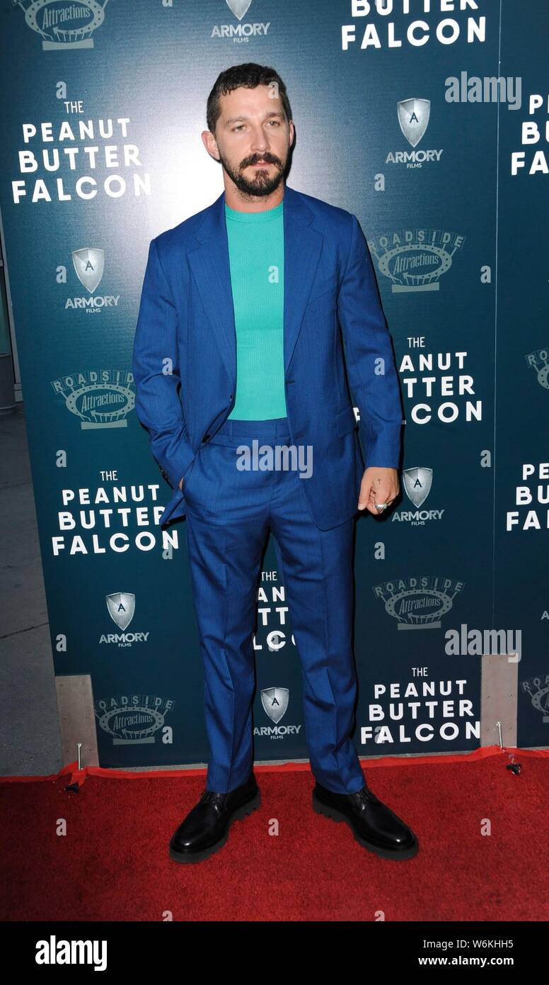Los Angeles, CA. 1st Aug, 2019. Shia LaBeouf at arrivals for THE PEANUT ...