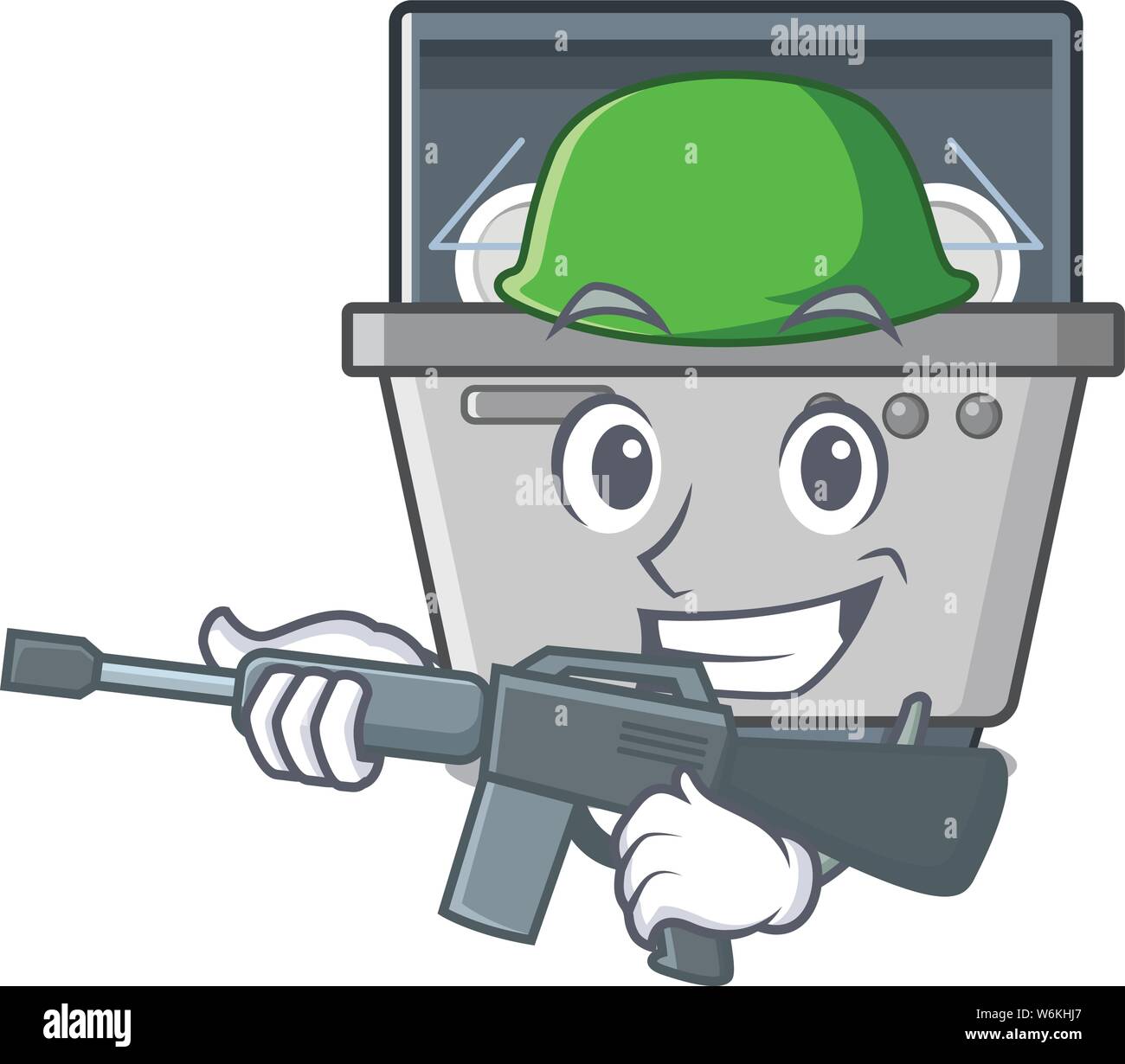 Dishwashing in the military Stock Vector Images - Alamy