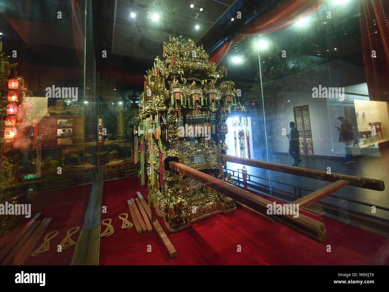 --FILE--View of the Bridal Sedan Chair of Ningbo, also called "Wangong ...