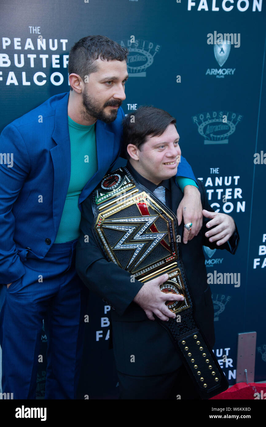 Los Angeles, USA. 12th Sep, 2018. Shia LaBeouf and Zack Gottsagen ...