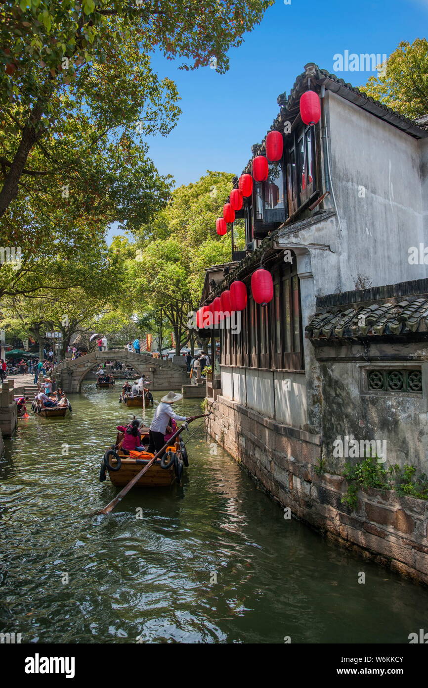 --FILE--Scenery of Tongli Water Town in Suzhou city, east China's ...