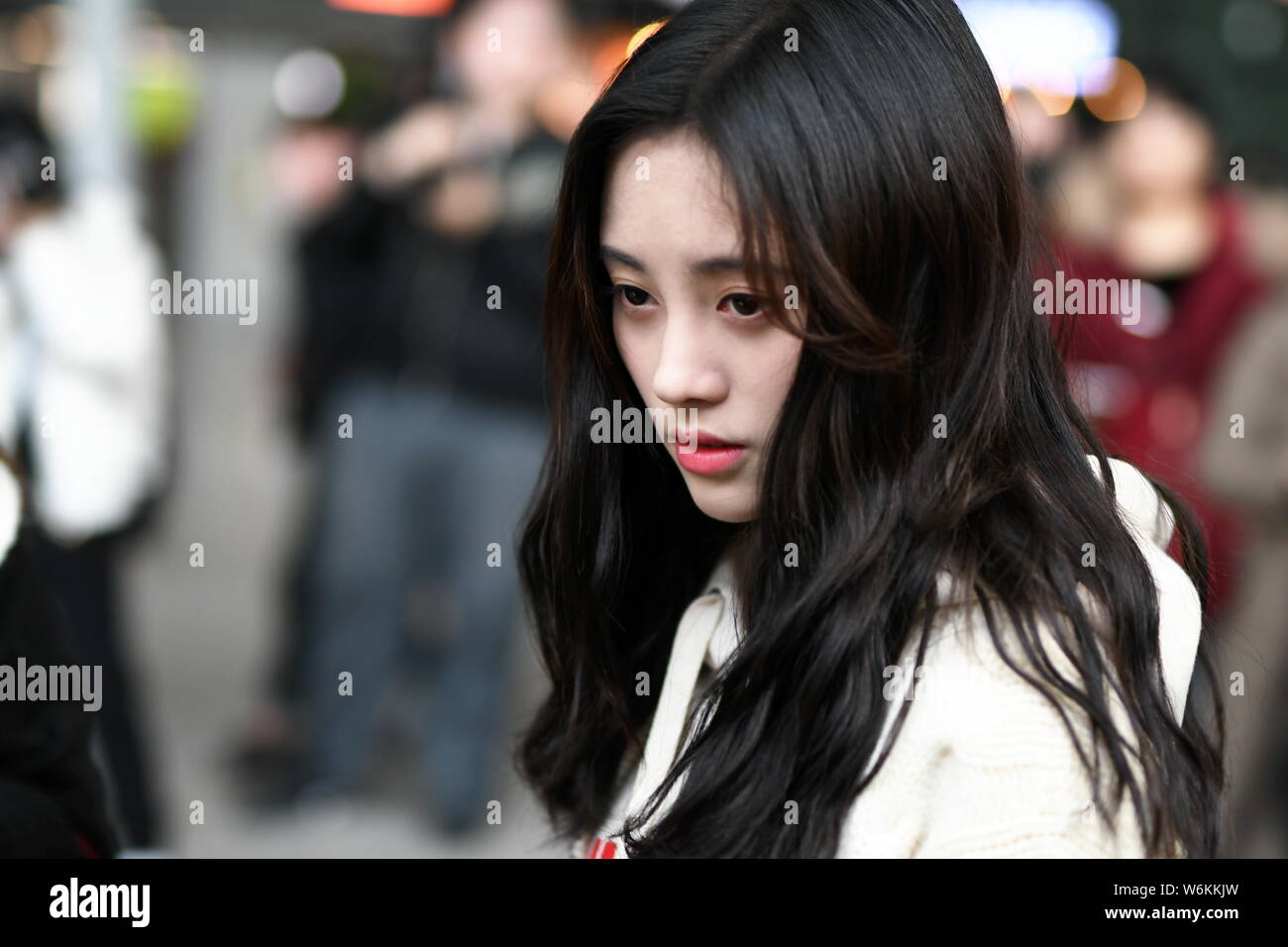 Chinese singer and actress Ju Jingyi, a former member of Chinese girl ...