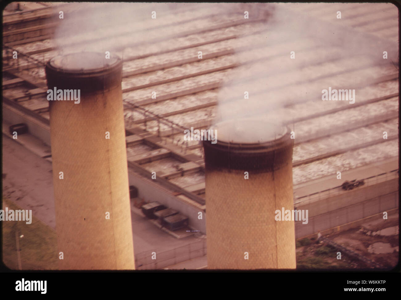 SMOKE STACKS IN BROOKLYN Stock Photo - Alamy