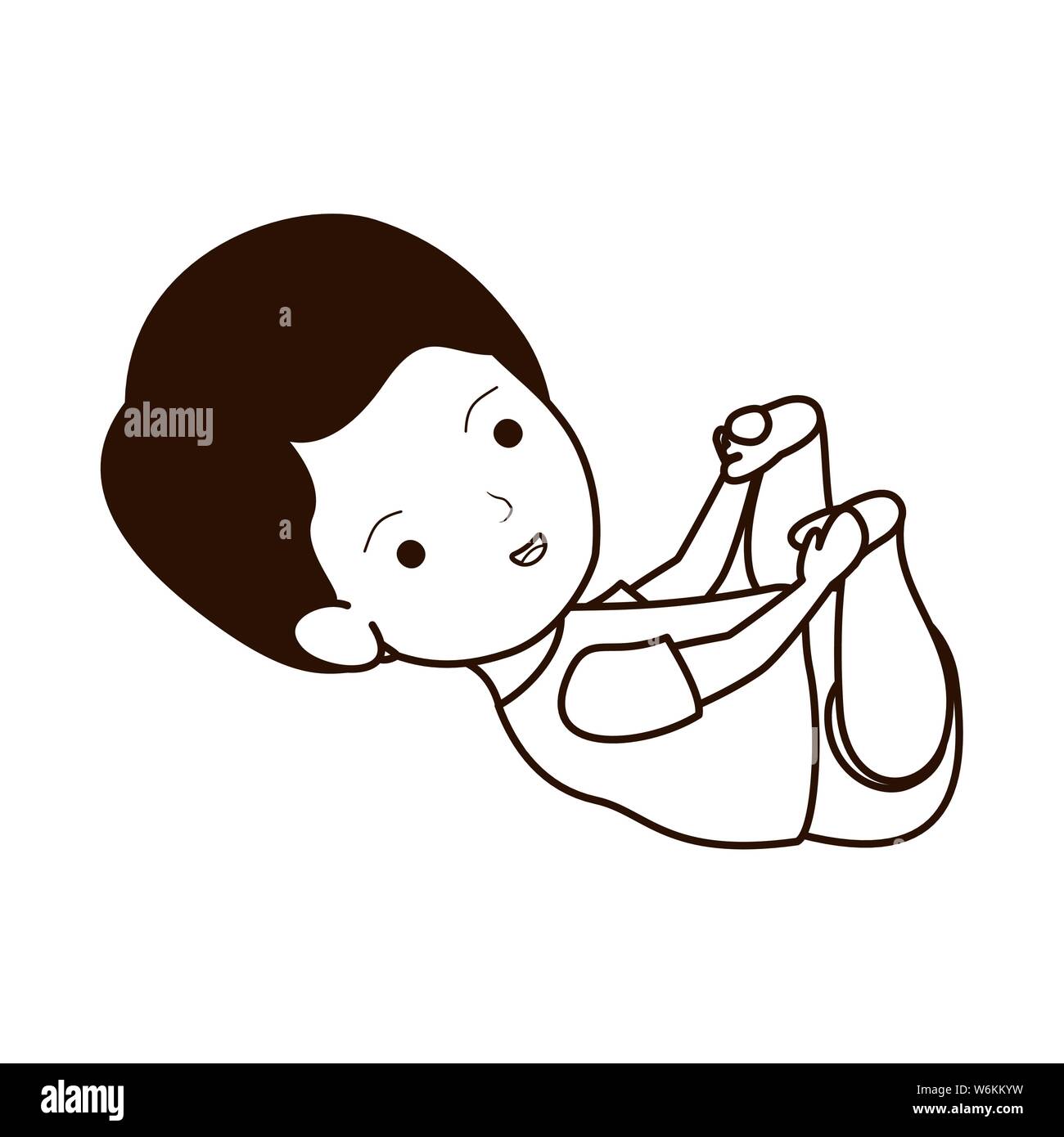 Isolated baby boy design vector illustration Stock Vector Image & Art ...