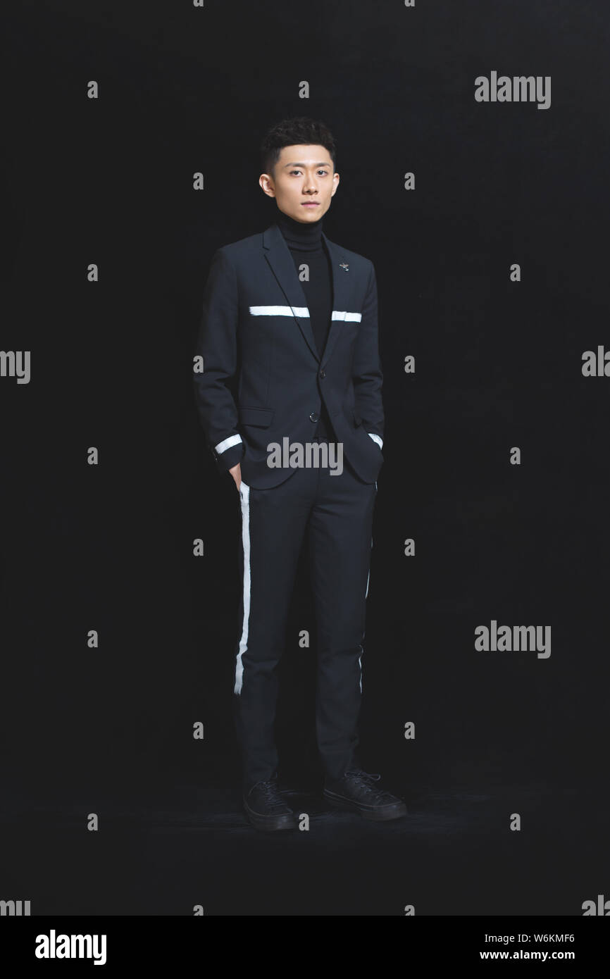 Chinese actor Zhang Yishan poses for portrait photos during an ...
