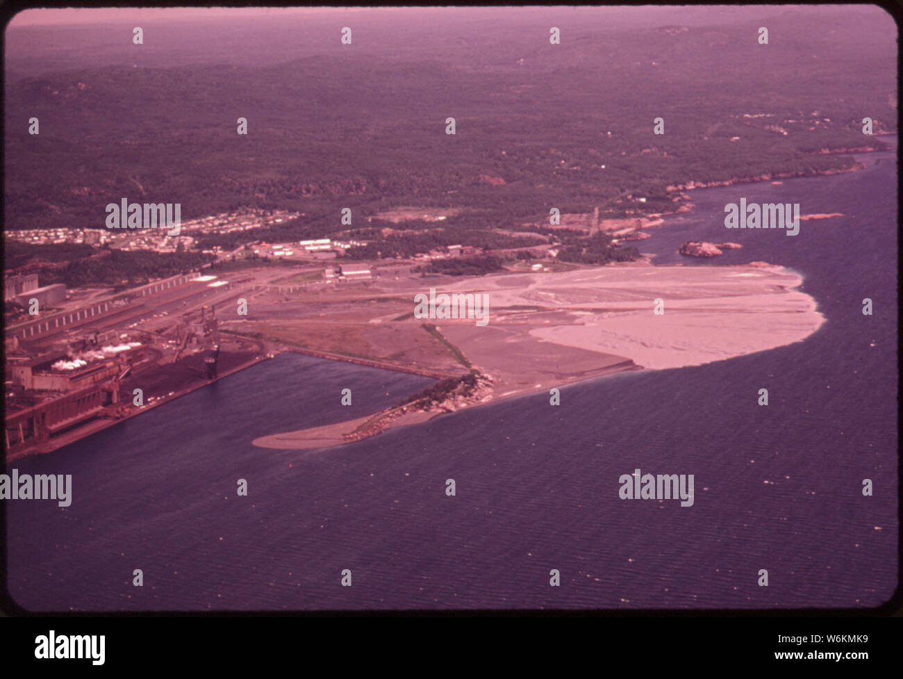 SOUTHWESTERLY CURRENTS HAVE CARRIED TACONITE TAILINGS DISCHARGED BY ...