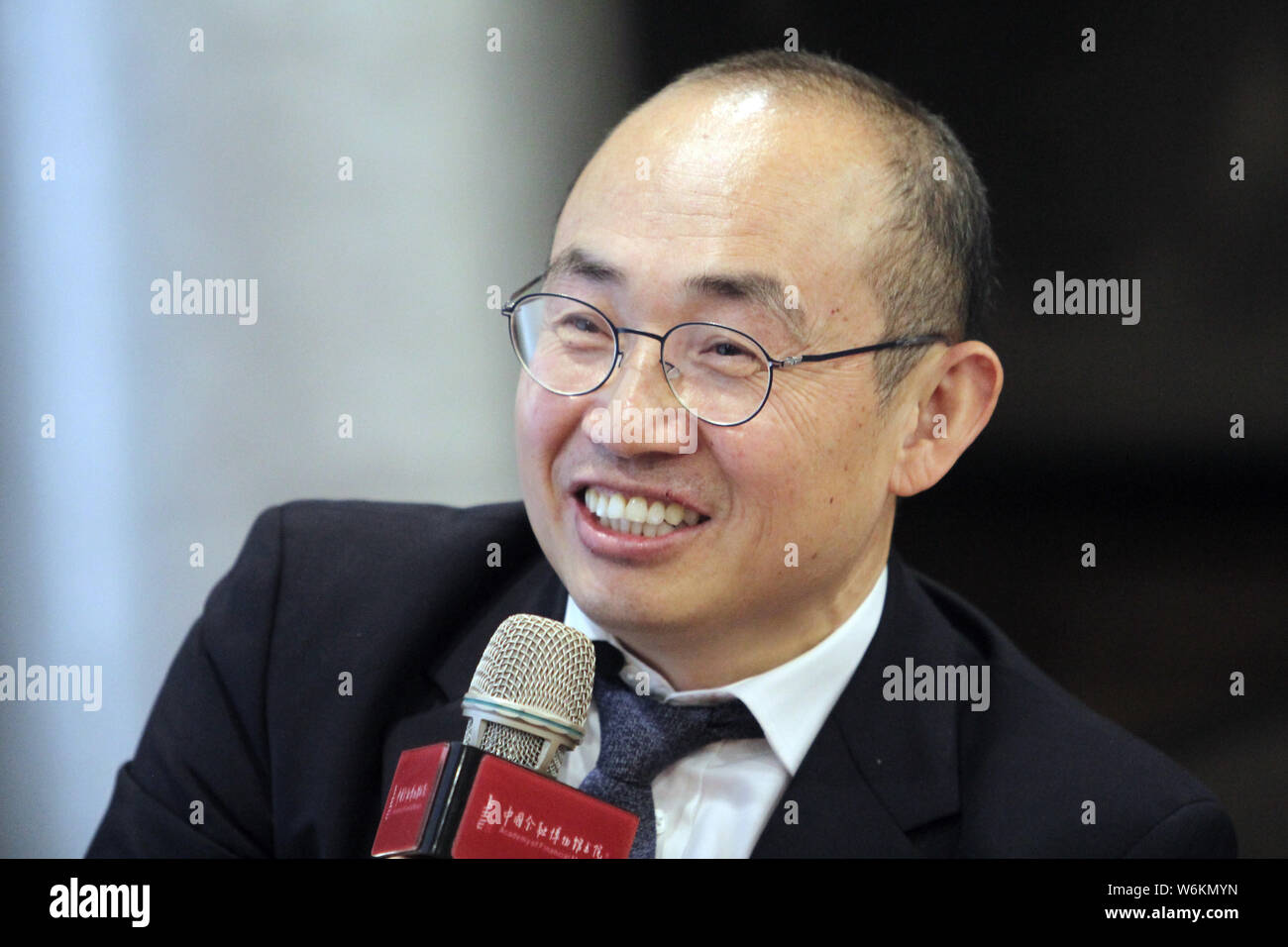 Pan Shiyi, co-founder, Chairman and co-CEO of SOHO China, attends a ...