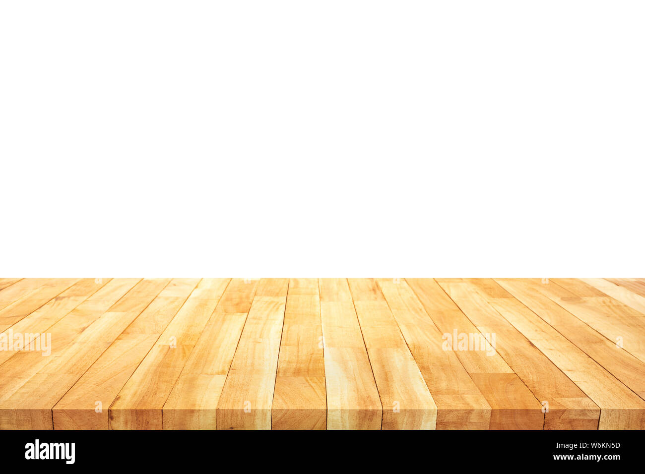 Beautiful texture wood table top texture on white background.For create ...