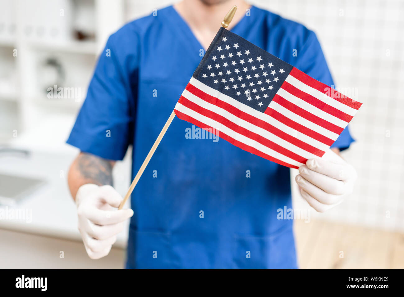 Hospital flag hi-res stock photography and images - Alamy
